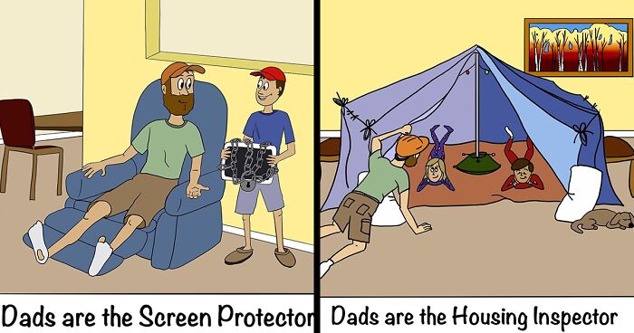 “Dads Are”: I Illustrate The Average Experience Of Being A Dad (35 Pics ...