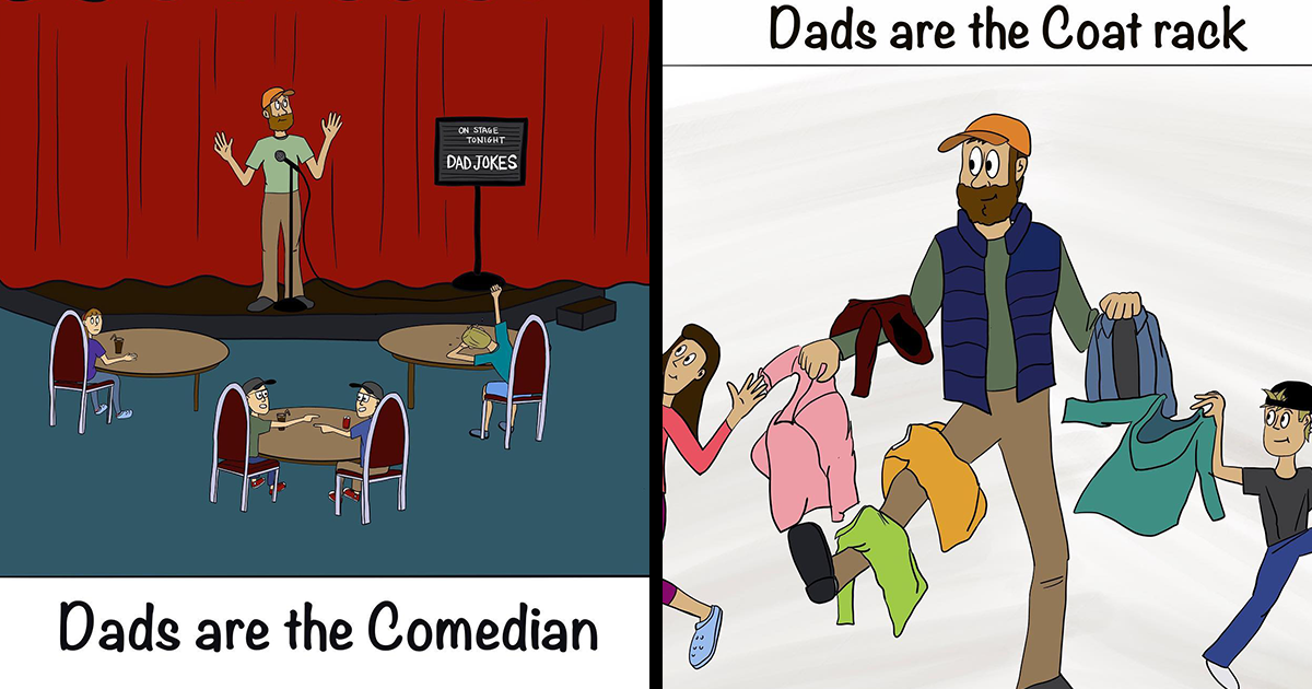 “Dads Are”: I Illustrate The Average Experience Of Being A Dad (35 Pics ...