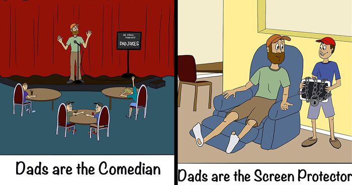 “Dads Are”: I Illustrate The Average Experience Of Being A Dad (35 Pics ...