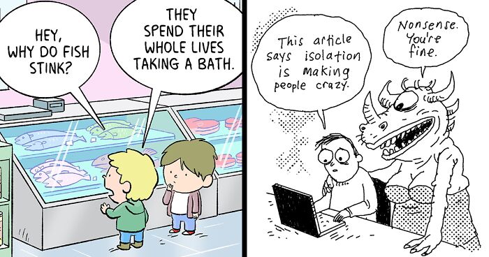 50 Comics That Feature Ironic Twists And Peculiar Humor By This Artist ...