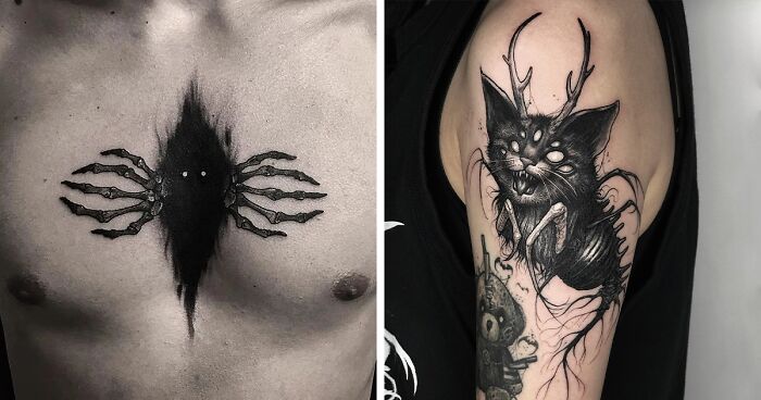 100 Gothic Tattoos To Get Some Bright Ideas From | Bored Panda