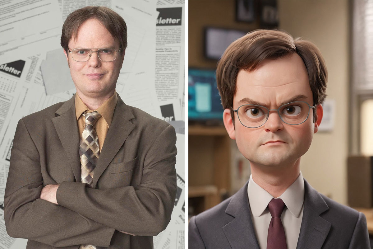 I Imagined What The Office Characters Would Look Like If They Were Part Of A Disney Or Pixar ...