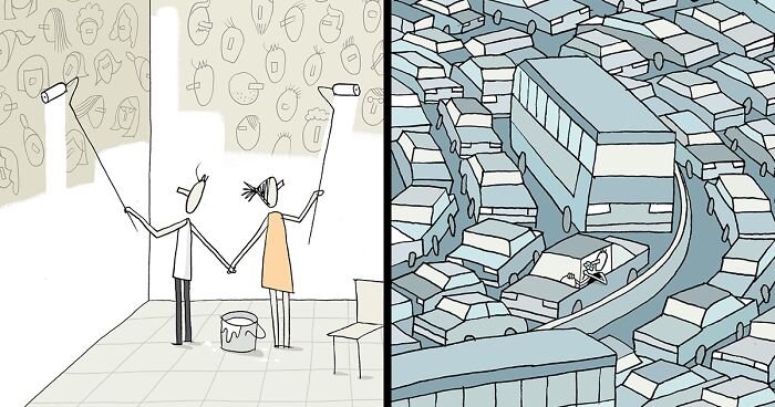 This Tel Aviv-Based Artist Creates Wordless Thought-Provoking ...