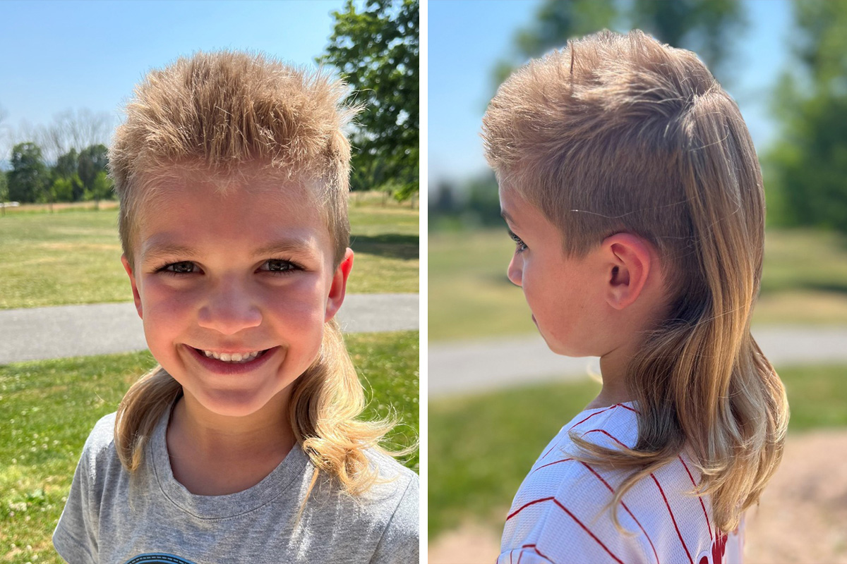People Are Loving “Cheddar Wiz” Mullet That Won US Kids’ Mullet Championship