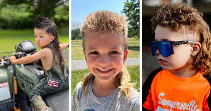 People Are Loving “Cheddar Wiz” Mullet That Won US Kids’ Mullet Championship | Bored Panda