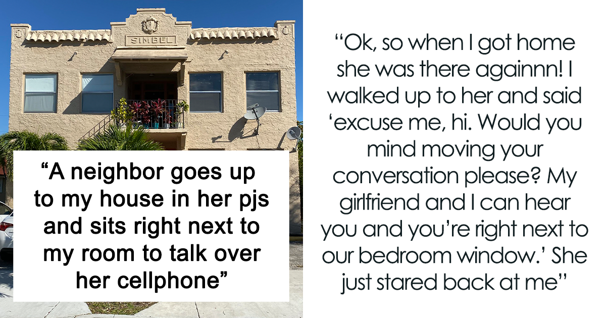 Guy Is Annoyed With Neighbor’s Late Evening Chats On The Phone By His ...