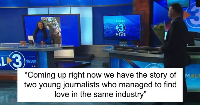 News Reporter Stunned As Boyfriend Plans A Surprise Proposal On Set ...