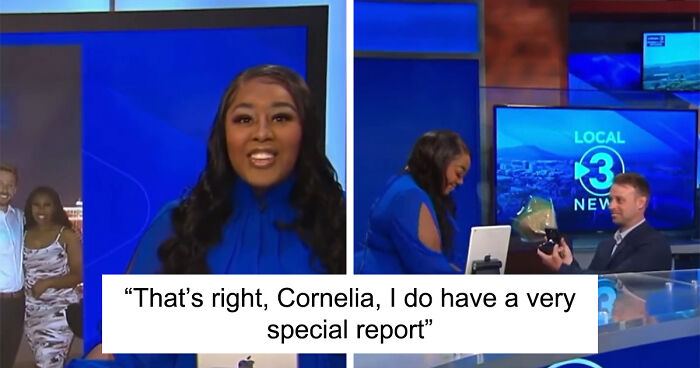 News Reporter Stunned As Boyfriend Plans A Surprise Proposal On Set