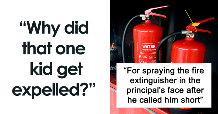 27 People Answer “Why Did That One Kid Get Expelled?”