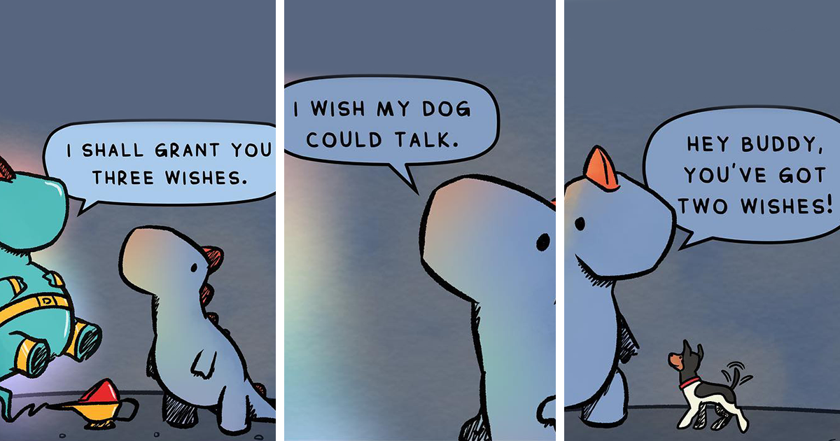 35 Heartwarming Comics That This Artist Created Inspired By His Dog ...