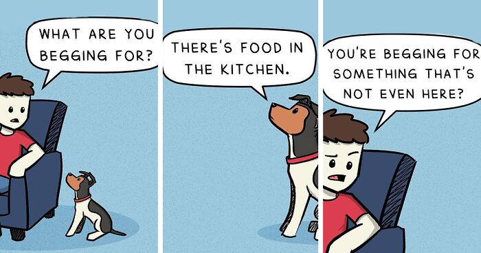 35 Heartwarming Comics That This Artist Created Inspired By His Dog ...