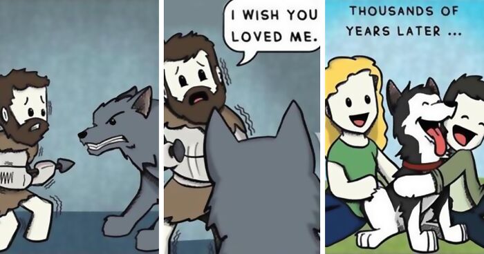 35 Heartwarming Comics That This Artist Created Inspired By His Dog ...
