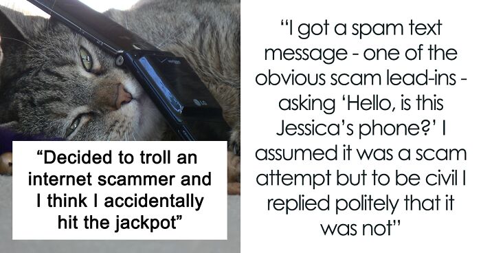 “Decided To Troll An Internet Scammer And I Think I Accidentally Hit ...