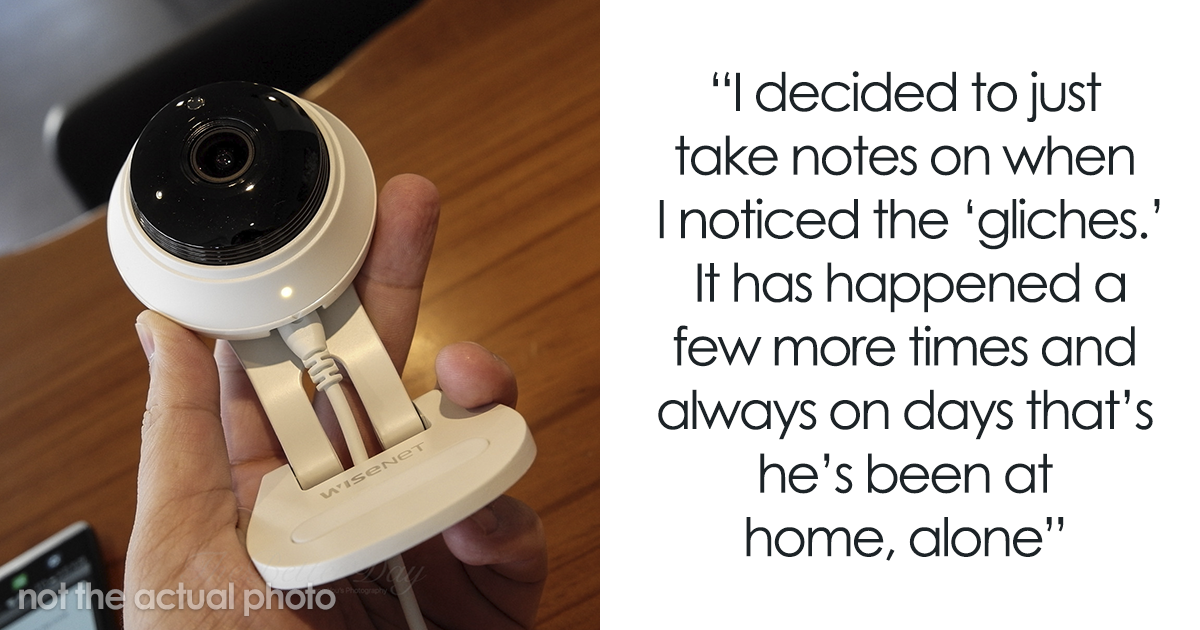 Woman Gets Suspicious After Noticing Cameras Are Glitching Only When ...