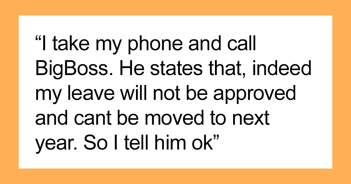 Boss Fails To Do His Part Of Vacation Deal With Employee, Ends Up ...