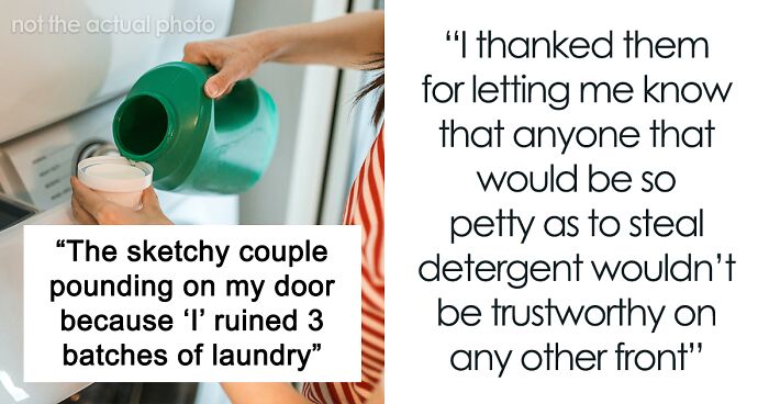 Tenant Makes Detergent Thieves Think Twice After Their Whole Load Turns ...