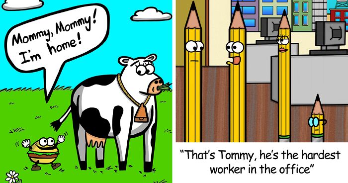 My 19 Chuckle-Worthy Cartoons Where Everything Is Alive And Anything ...