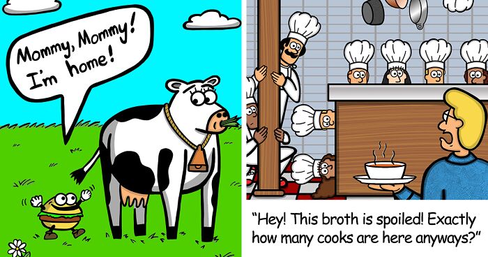 My 19 Chuckle-Worthy Cartoons Where Everything Is Alive And Anything ...