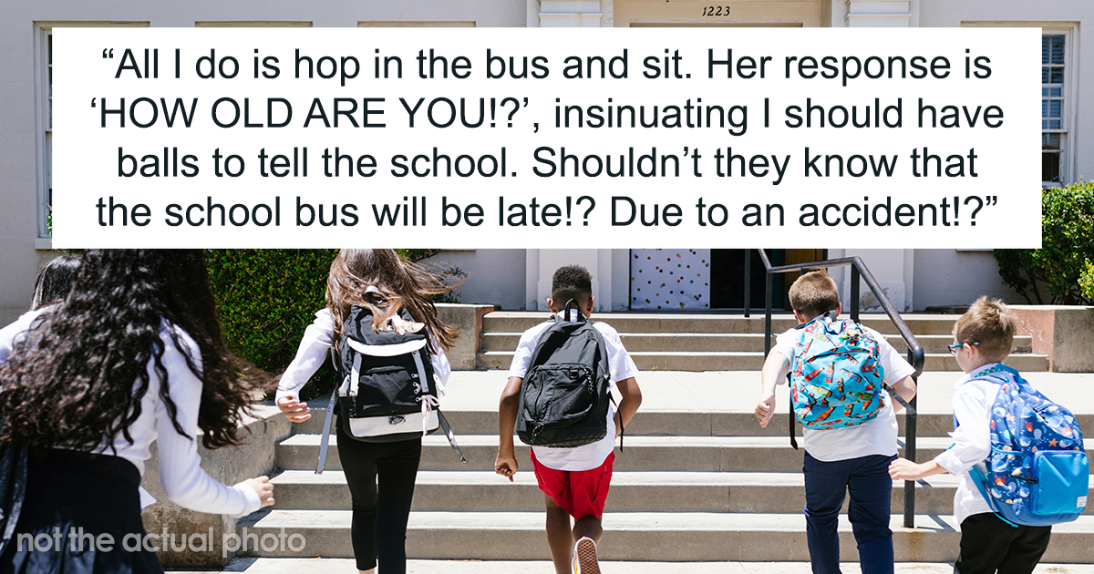 Student Mad Over 5 Days Of Detention After Their School Bus Is Late And ...