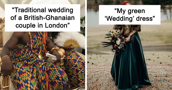 50 Brides That Embraced A Different Look On Their Wedding Day | Bored Panda