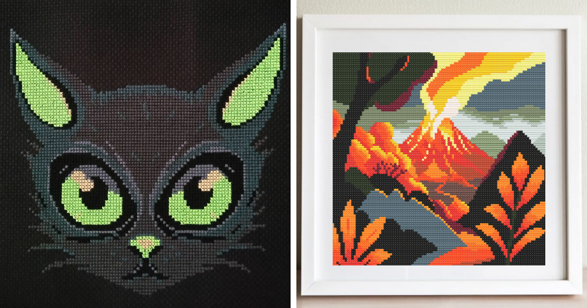Cross Stitch Ideas: 10 Pdf Patterns By Me | Bored Panda