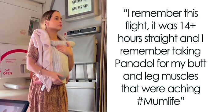 Woman Posts A Video Of Her Attempts To Rock A Baby To Sleep Mid-Flight ...