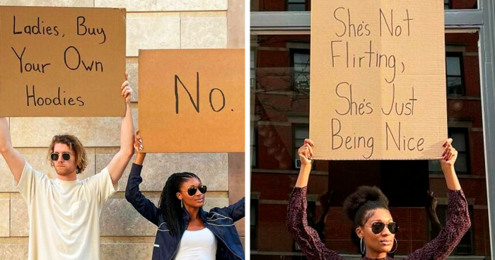 Woman Protests Annoying Everyday Things That Many Of Us Can Relate To ...