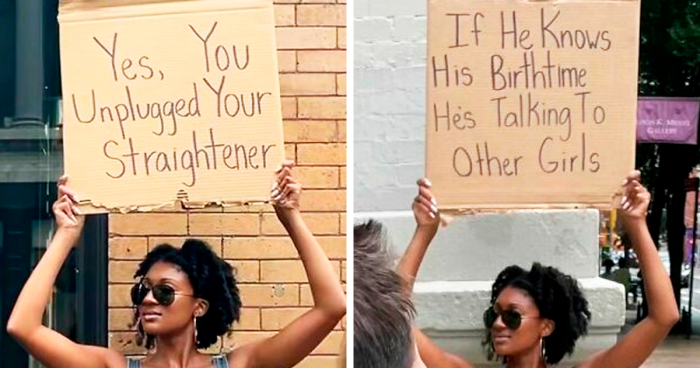 Woman Protests Annoying Everyday Things That Many Of Us Can Relate To ...