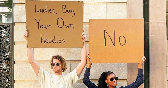Woman Protests Annoying Everyday Things That Many Of Us Can Relate To ...