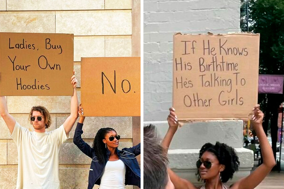 Woman Protests Annoying Everyday Things That Many Of Us Can Relate To ...