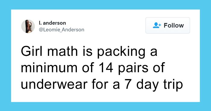 30 Funny “Girl Math” Posts That Make Total Sense To Women | Bored Panda