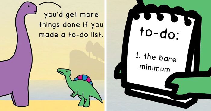 40 Witty And Heartfelt Comics By “Dinosaur Couch” (New Pics)