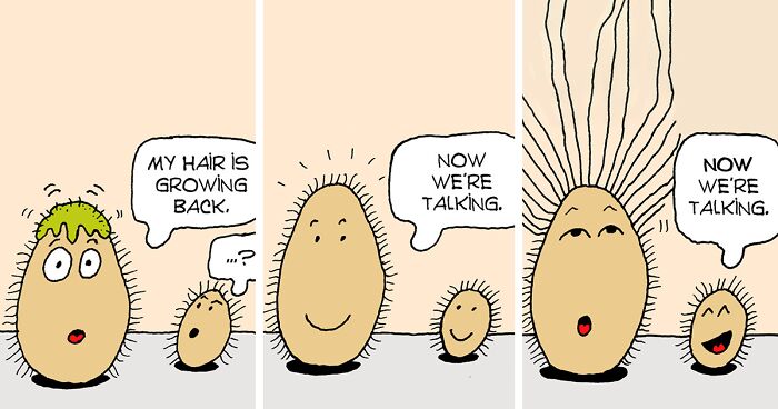 Inspired By Quirky Life Events, I Created The “2 Hairy Potatoes” Comic ...