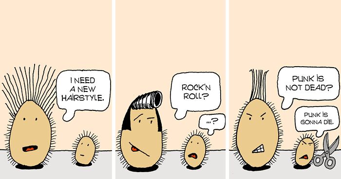 Inspired By Quirky Life Events, I Created The “2 Hairy Potatoes” Comic ...