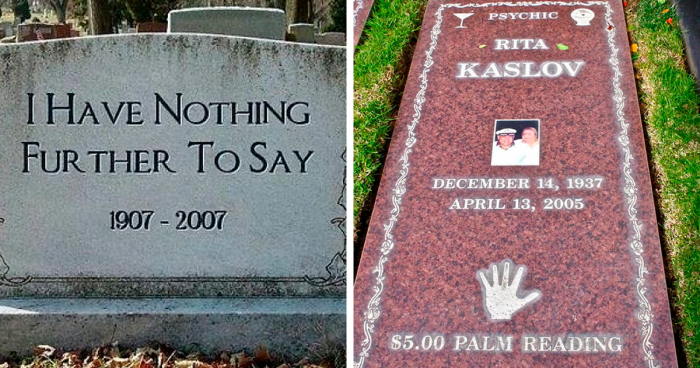 Rest In Pieces: 30 Hilarious Tombstones That Deserve To Be Shared ...