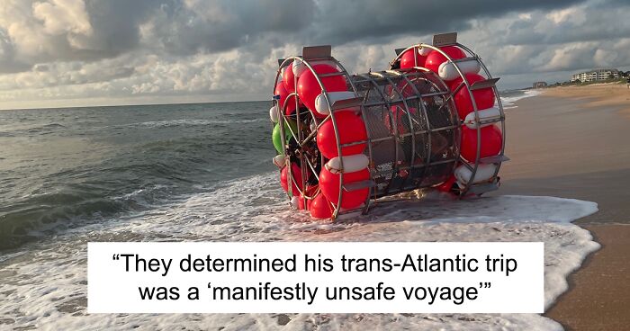 Florida Man Tries To Cross Atlantic In A Hamster Wheel, Faces Federal ...