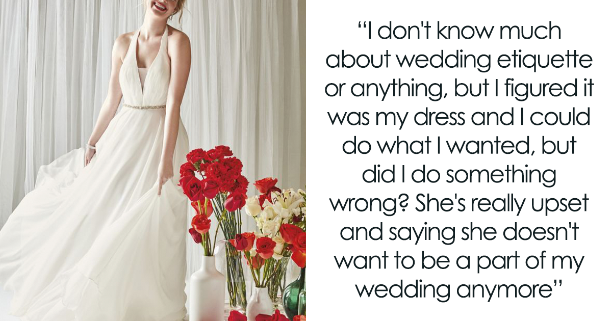 Am I The Jerk] For ‘Ruining’ My Wedding Dress?” | Bored Panda