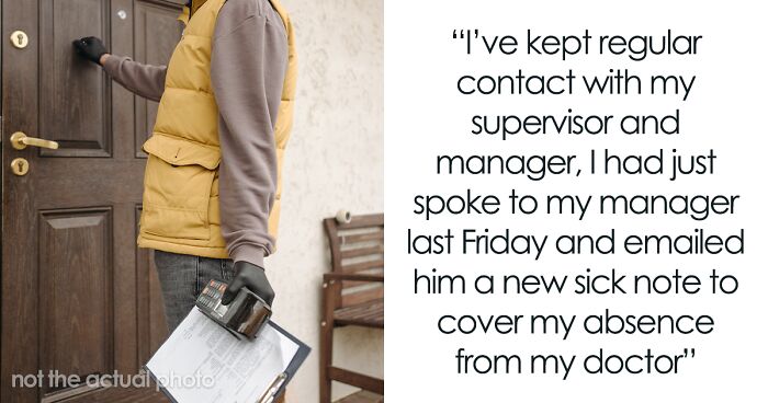 Worker Takes Boss’s Personal Visit While On Sick Leave As A Personal ...