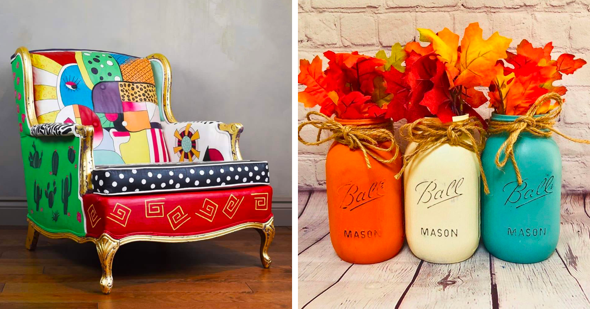 Master the Art of Using Chalk Paint to Revamp Your Home Decor | Bored Panda