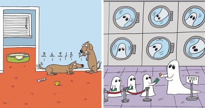 40 Funny Situations Illustrated By This Artist In A Lighthearted Comic ...