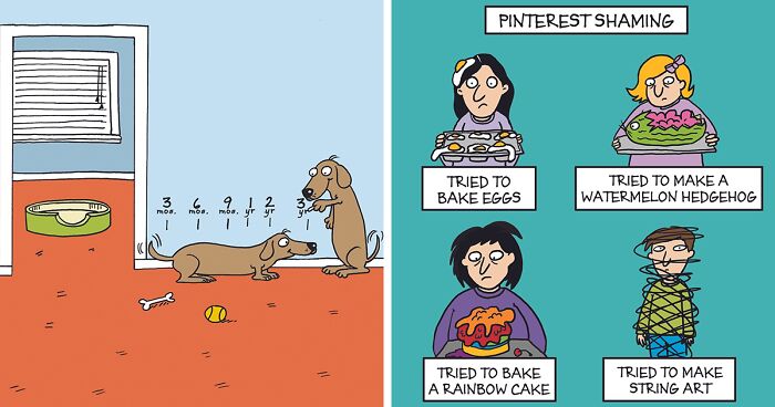 40 Funny Situations Illustrated By This Artist In A Lighthearted Comic ...