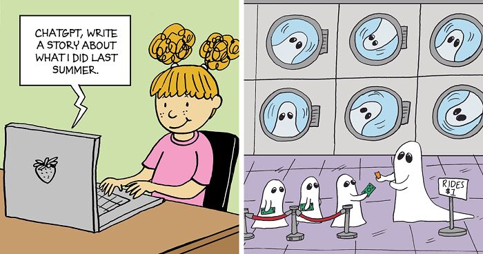 40 Funny Situations Illustrated By This Artist In A Lighthearted Comic ...