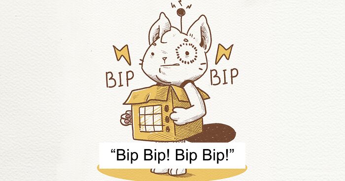 I Made 20 New Illustrations About An Introverted Cat Showing That It’s ...