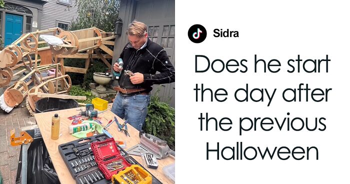 Architect Dad Builds Huge Halloween Installations Every Year, Goes ...