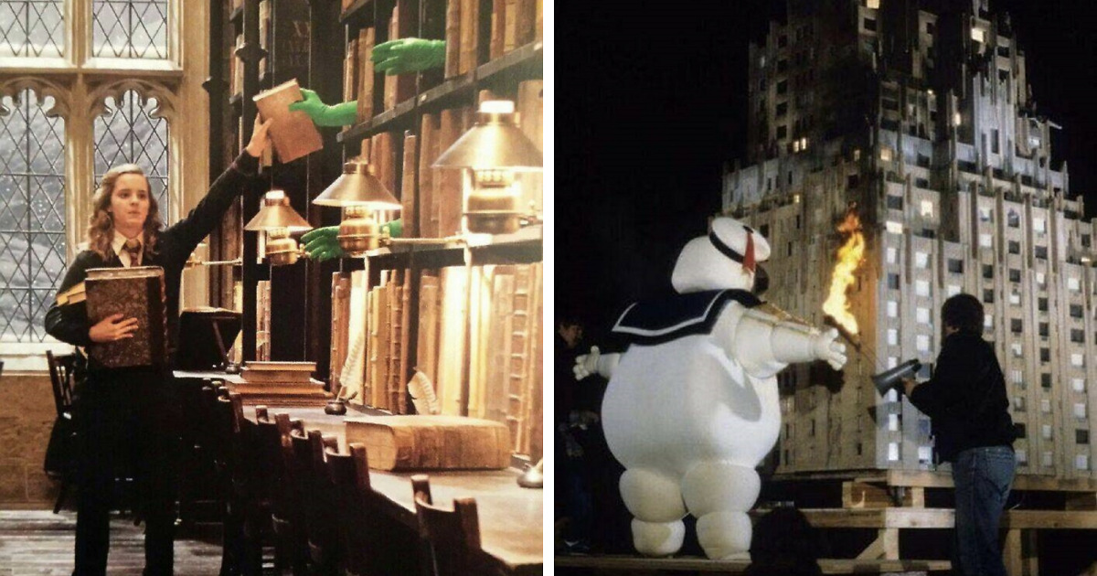 19 Behind-The-Scenes Photos Of Movies That Give A New Perspective | Bored Panda