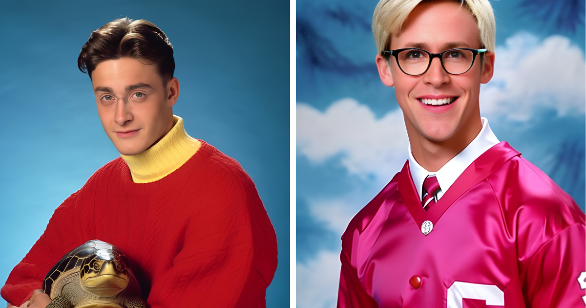 Yearbook Photo Trend Takes Fantasy Characters Back To School (22 Pics ...