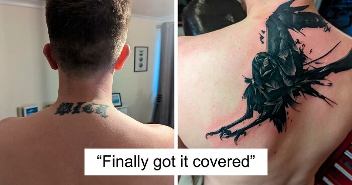 30 Before & After Pics Of Terrible Tattoos Getting Fixed, As Shared In ...