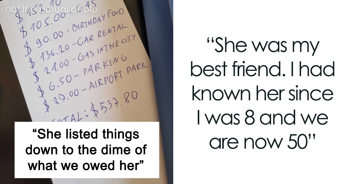 Woman Shocked To Get A List Of Everything She Owes Her Friend After ...