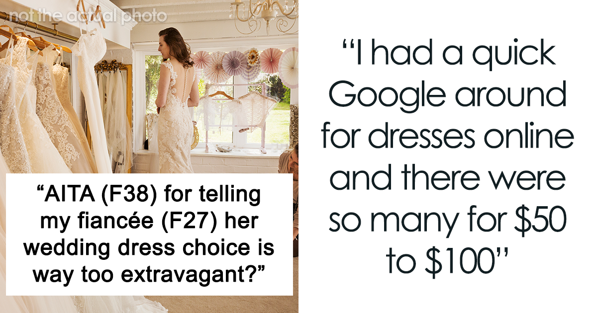 Man Digs A Hole Of Lies While Whining About Fiancée’s Wedding Dress ...