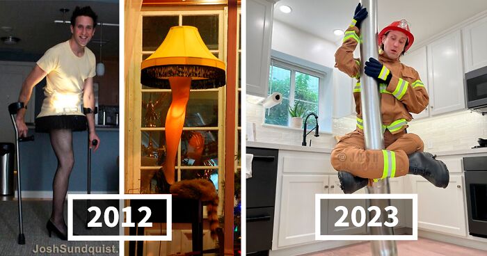 Every Halloween, This One-Legged Guy Makes A Brilliant Halloween ...